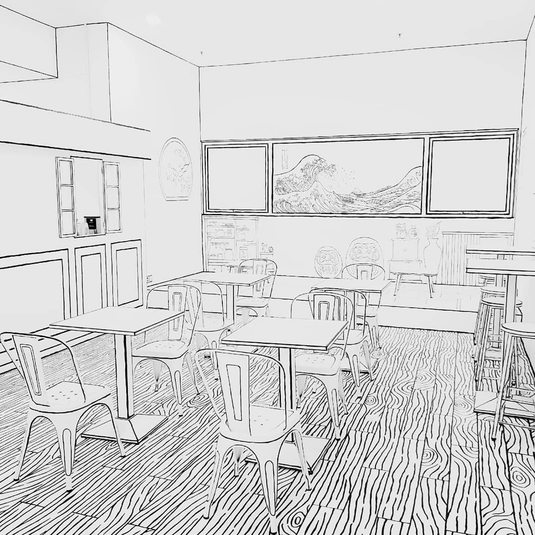 This 2D Café Will Make You Question Your Perception. - MobiSpirit