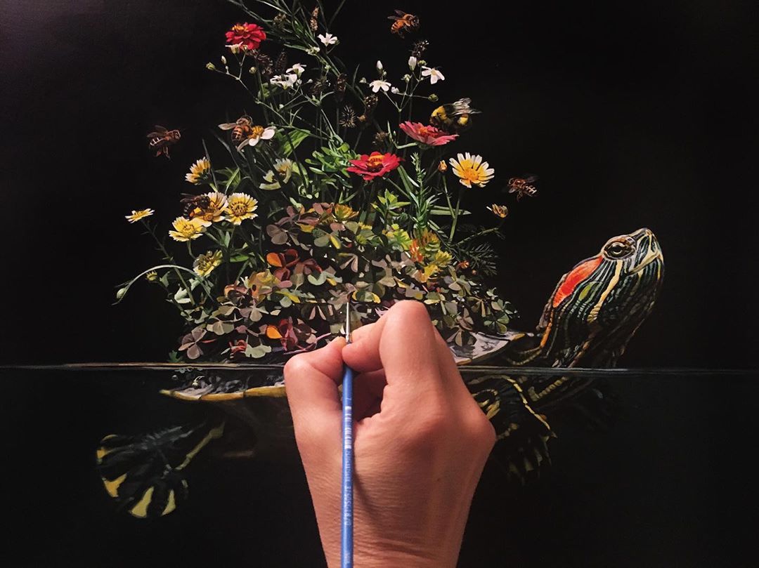 Lisa Ericson’s Paintings Show Animals Merging with Succulents and ...